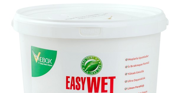 Vebox Easy Wet Wipes Kova Islak Mendil Limon Ferahlığı Eco 300 Adet